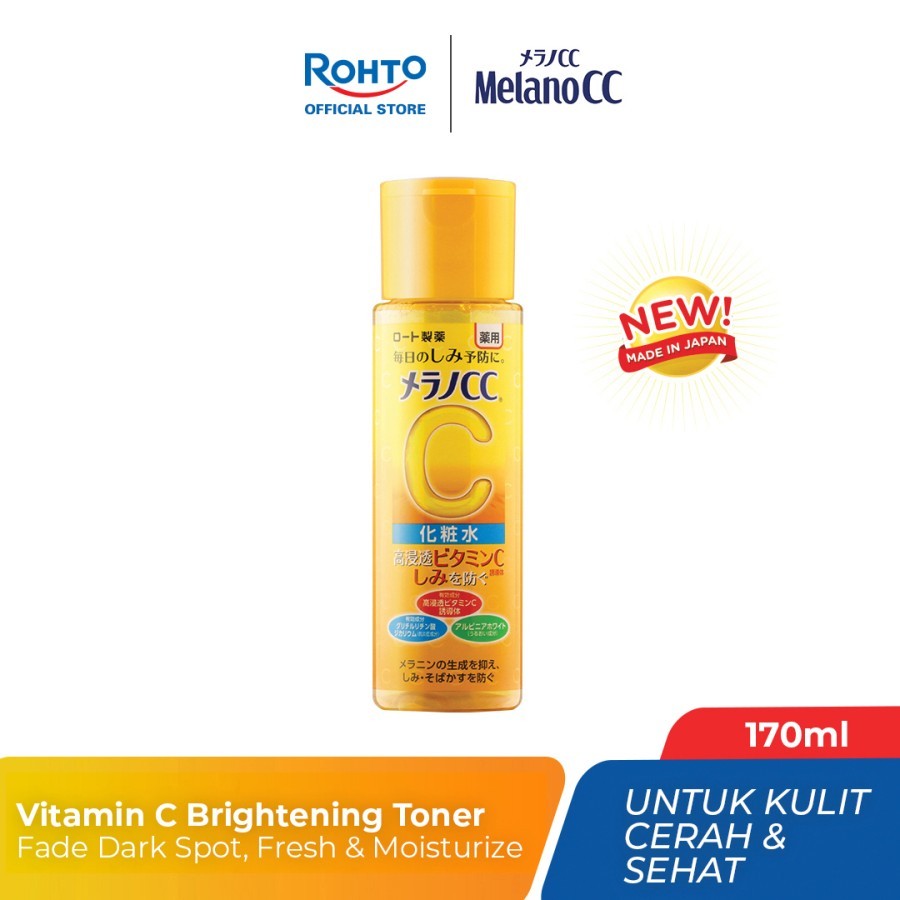 Jual Melano CC Vitamin C Brightening Toner 170 ml | Shopee Indonesia