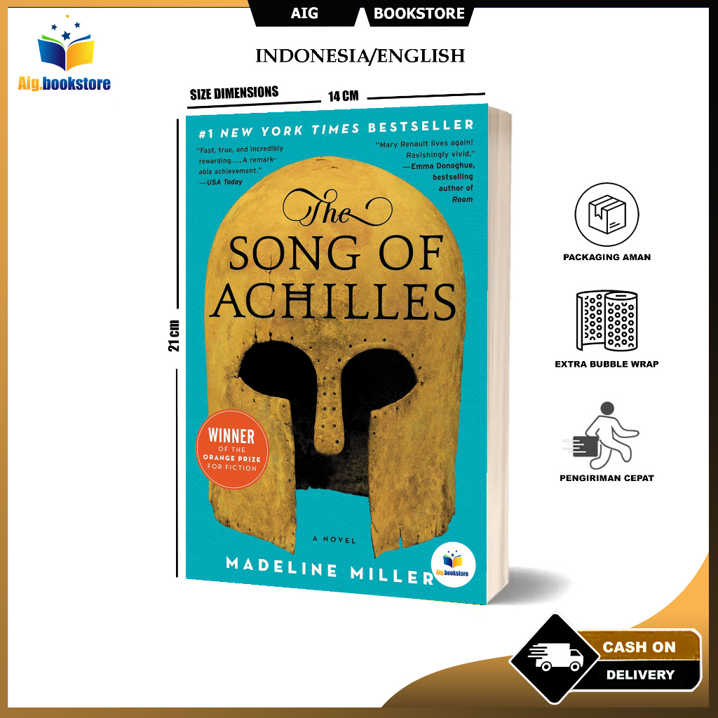 Jual The Song of Achilles (Nyanyian Achilles) by Madeline Miller ...