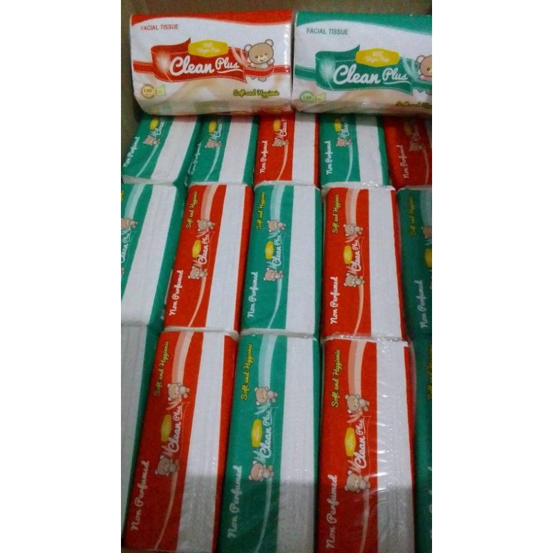 Jual Tisu Clean Plus 180 Sheets (60 Pcs) | Shopee Indonesia