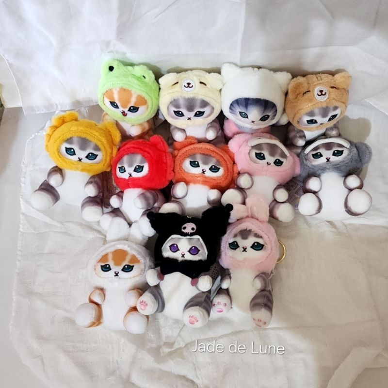 Jual Mofusand Cute Cat Plushie Doll Keychain / Gantungan Kunci Lucu ...
