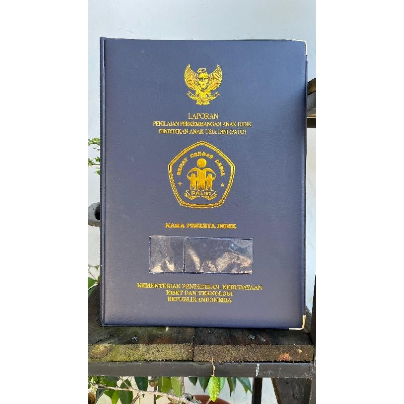 Jual READY STOK Sampul Map Raport PAUD UMUM Raport Custom untuk PAUD ...