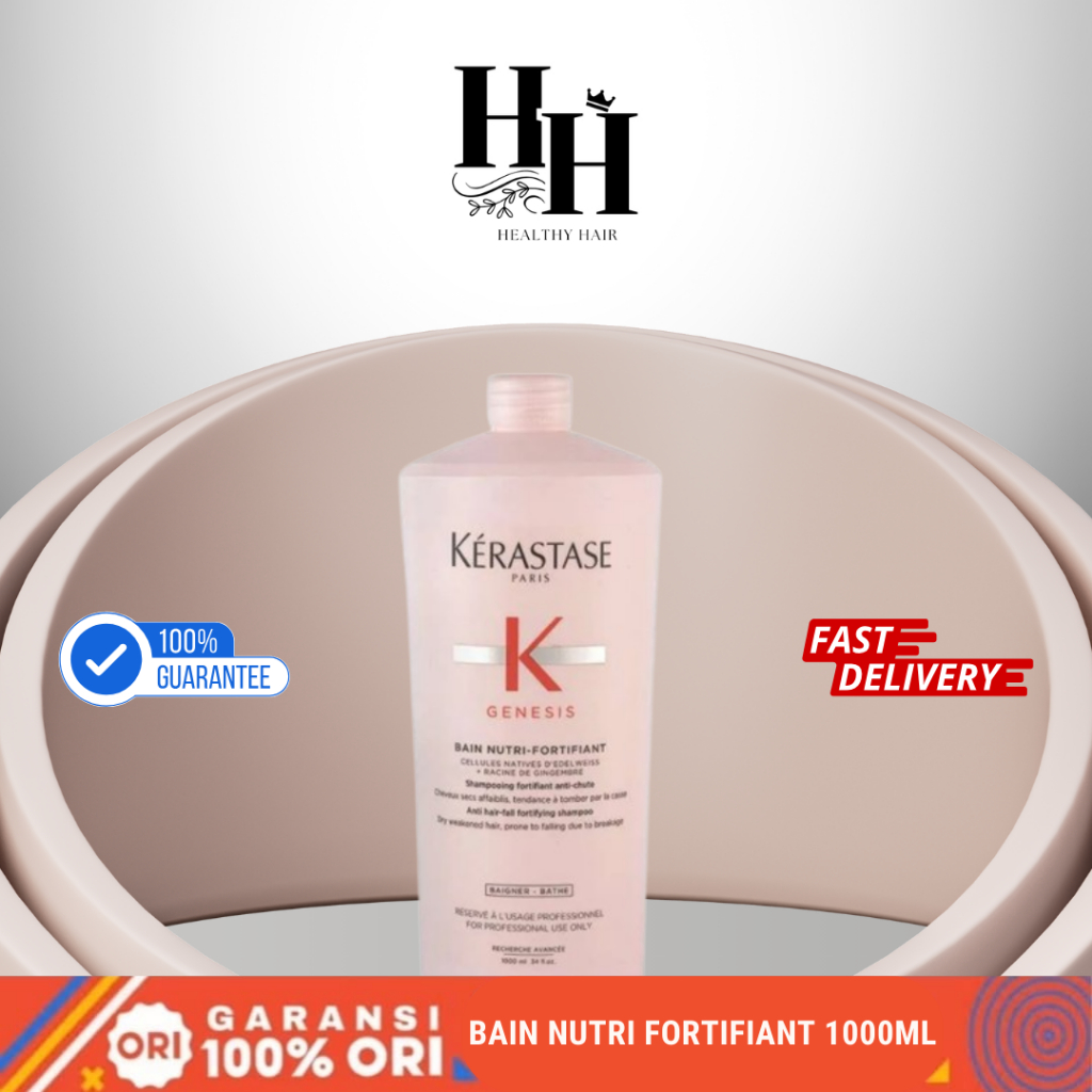 Jual Kerastase Genesis Bain Nutri Fortifiant 1000ml Shampoo Anti Rontok ...