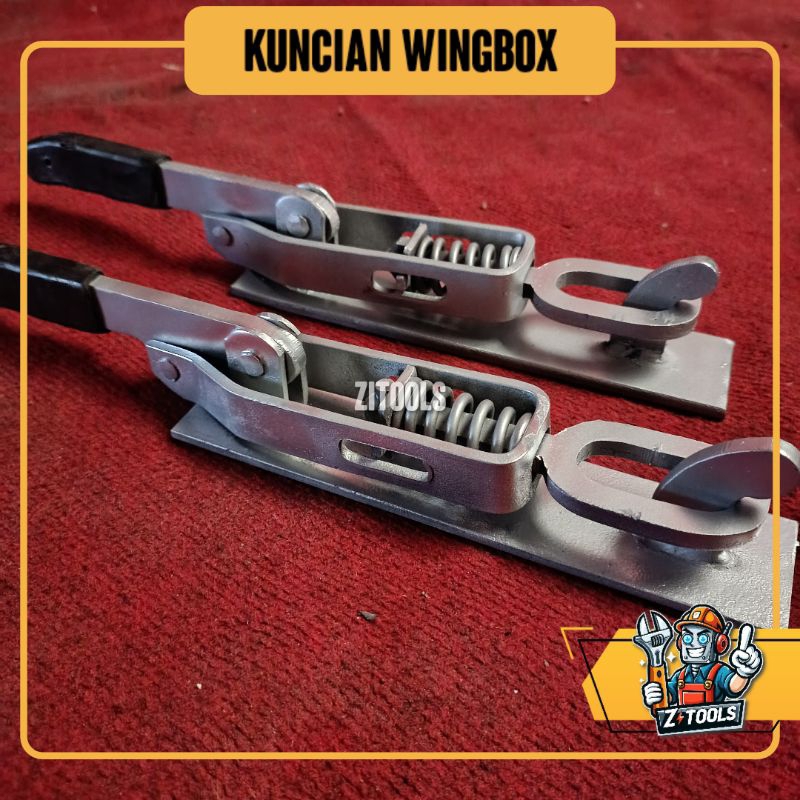 Jual Kuncian wingbox truk box standar / Per pengait mobil wing box ...