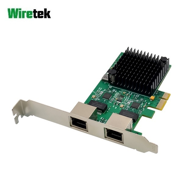 Jual PCI-E LAN Dual-Port 2.5G Ethernet NIC RTL8125B WIRETEK | Shopee ...