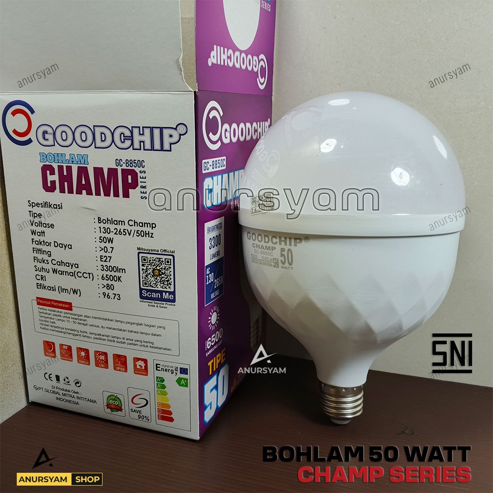 Jual Bohlam 40W/50W - Lampu LED CHAMP Series GOODchip | Shopee Indonesia