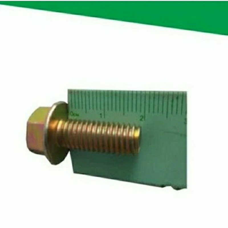Jual Baut Flange M8×20 Flange Bolt Kuning / Putih / Hijaw (Baut Topi) | Shopee Indonesia