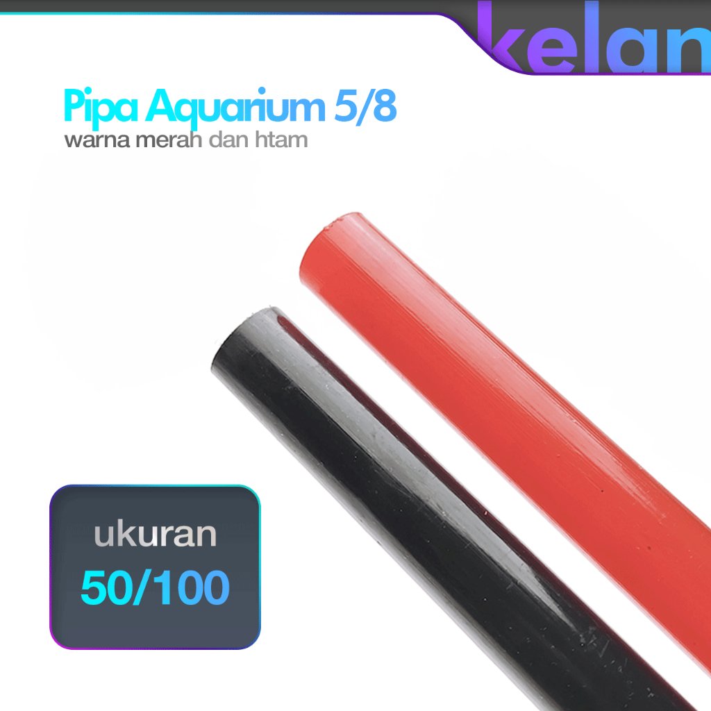 Jual Pipa Aquarium Merah dan Hitam Ukuran 5/8 Pipa Undergravel Aquarium ...