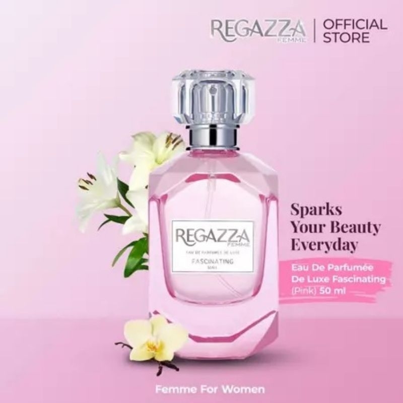 Jual Regazza Femme EDP De Luxe Fascinating (Pink) 50Ml | Shopee Indonesia