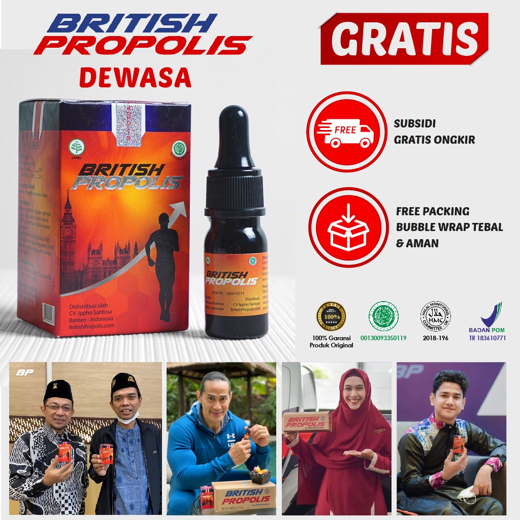Jual British Propolis Original 100% Propolis Asli Inggris, Sertifikasi ...