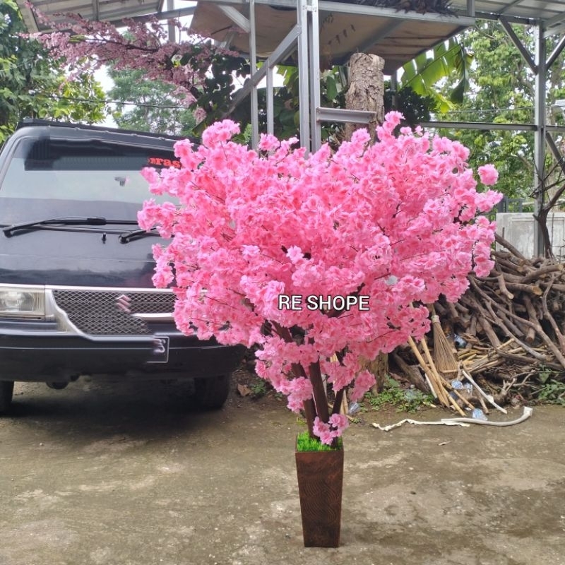 Jual pohon sakura Cherry blossom dekorasi imlek natal bunga hias ...