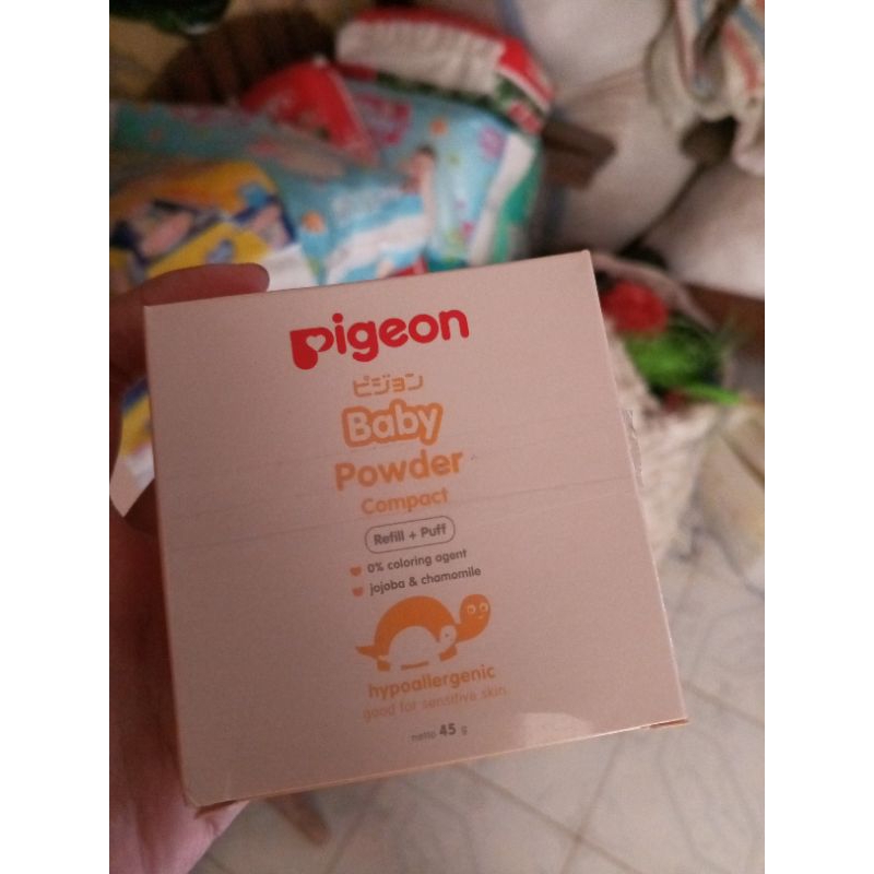 Jual Pigeon Baby Powder Compact Hypoallergenic | Shopee Indonesia