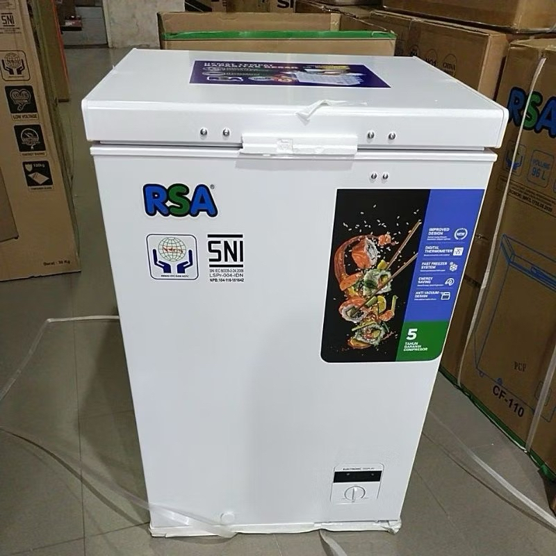 Jual RSA CF110 CHEST FREEZER 100 LITER / CHEST FREEZER RSA CF110 ...