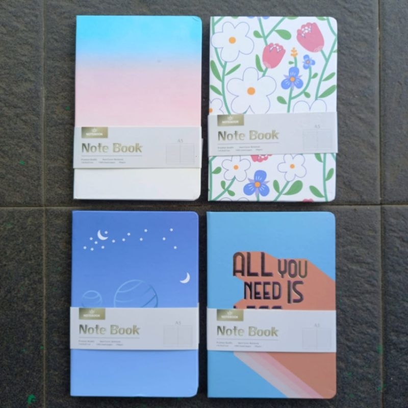 Jual Buku Agenda Notebook Buku Catatan Aesthetic A5 ( Pcs ) [ Original ...