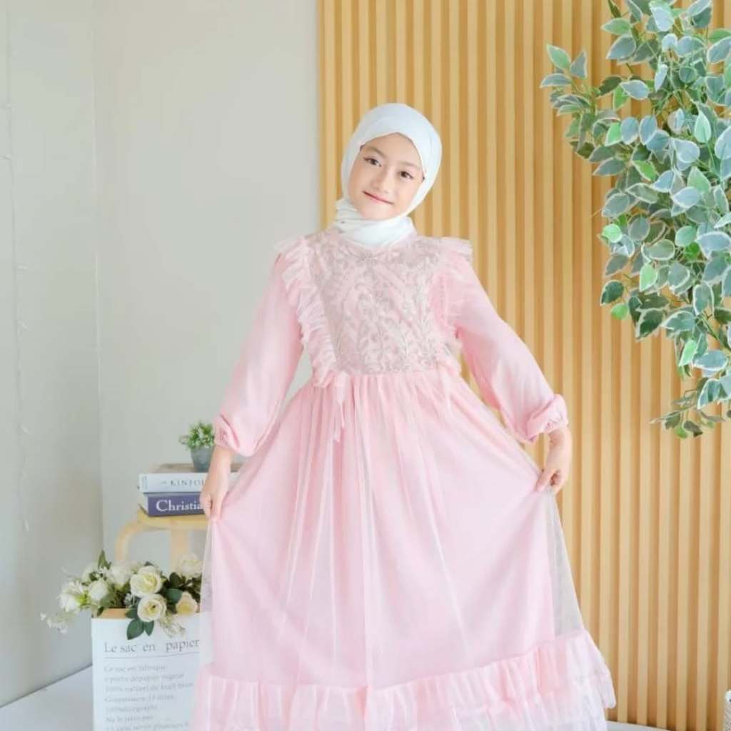 Jual 2-5 Tahun GAMIS TUTU RUFFLE ANAK PEREMPUAN / GAMIS ANAK PEREMPUAN ...
