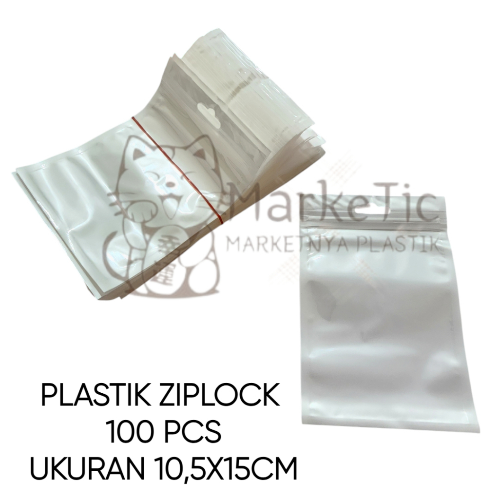 Jual Plastik Ziplock 100pcs 10,5x15 cm / Plastik Aksesoris / Plastik ...