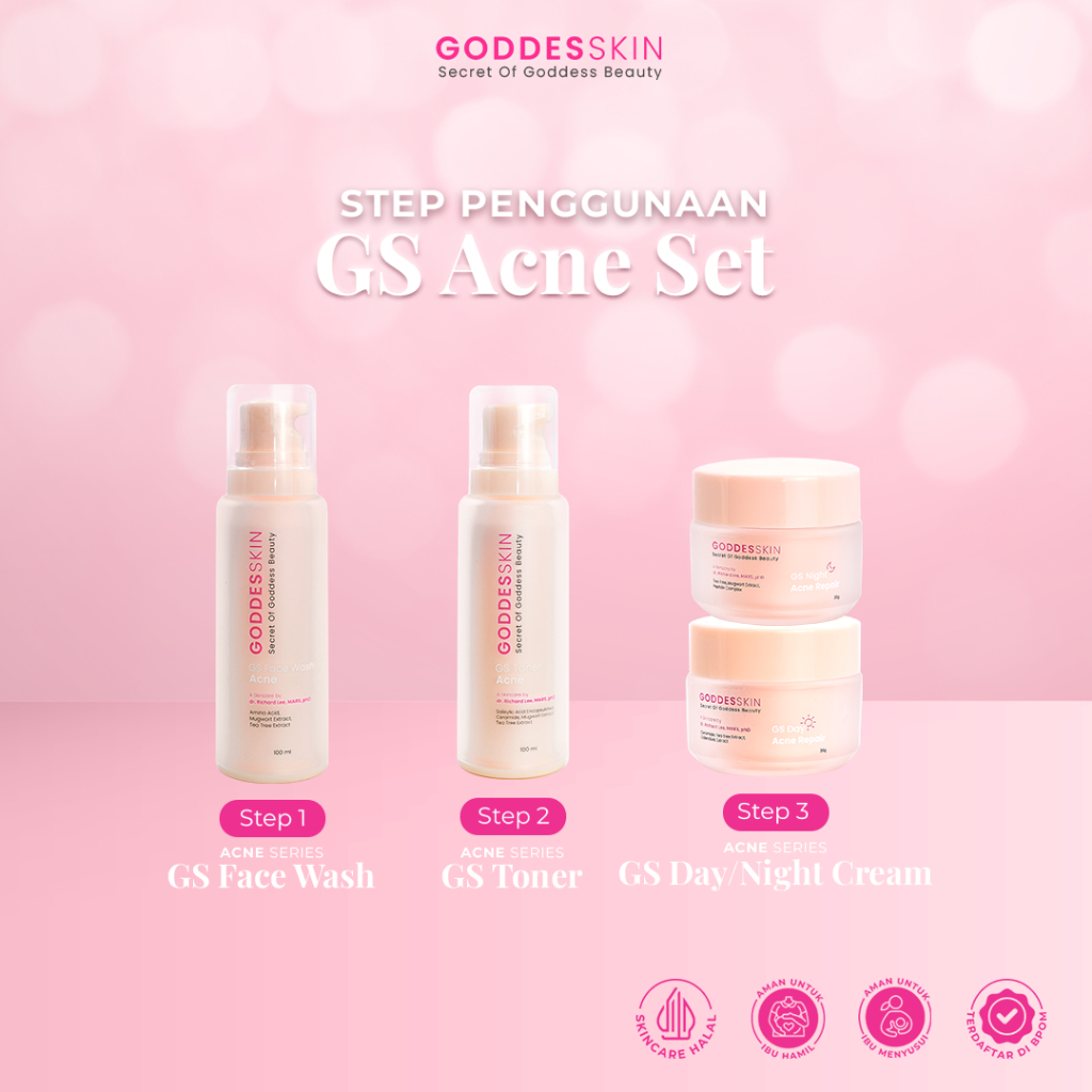 Jual Goddesskin - New GS Acne Set (Basic) | Shopee Indonesia