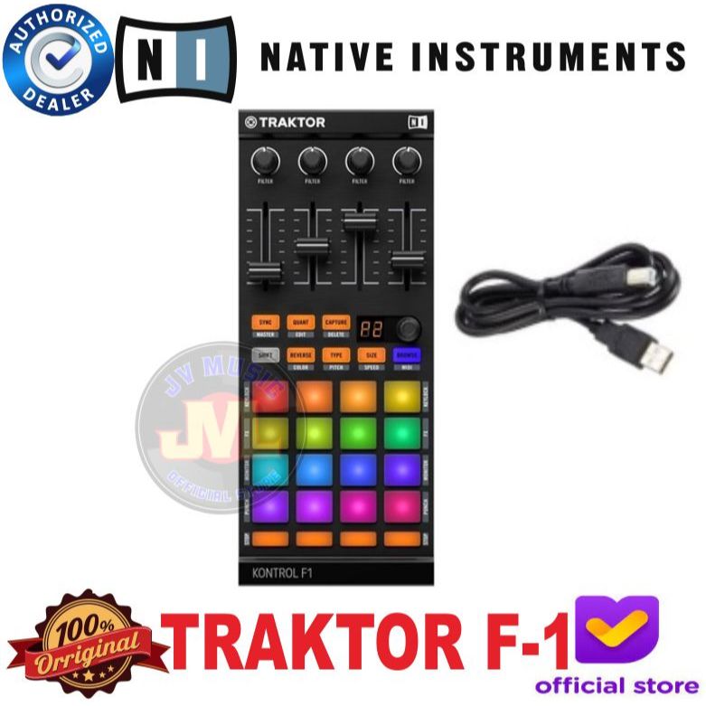 Jual Native Instruments Traktor Kontrol F1 DJ Controller F-1 Kontroller ...