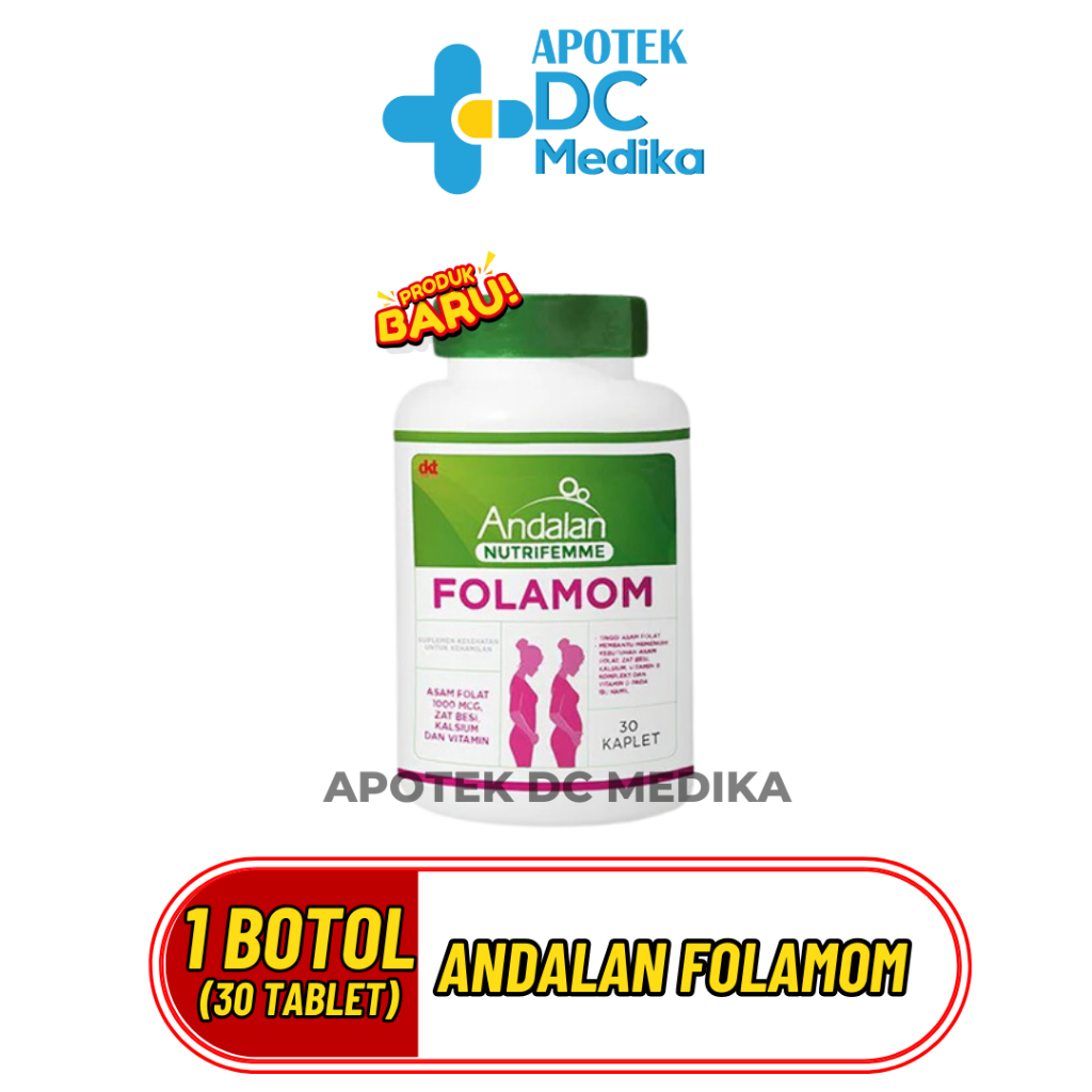 Jual Andalan Nutrifemme Folamom/ Andalan Nutrifemme/ Vitamin Ibu Hamil ...