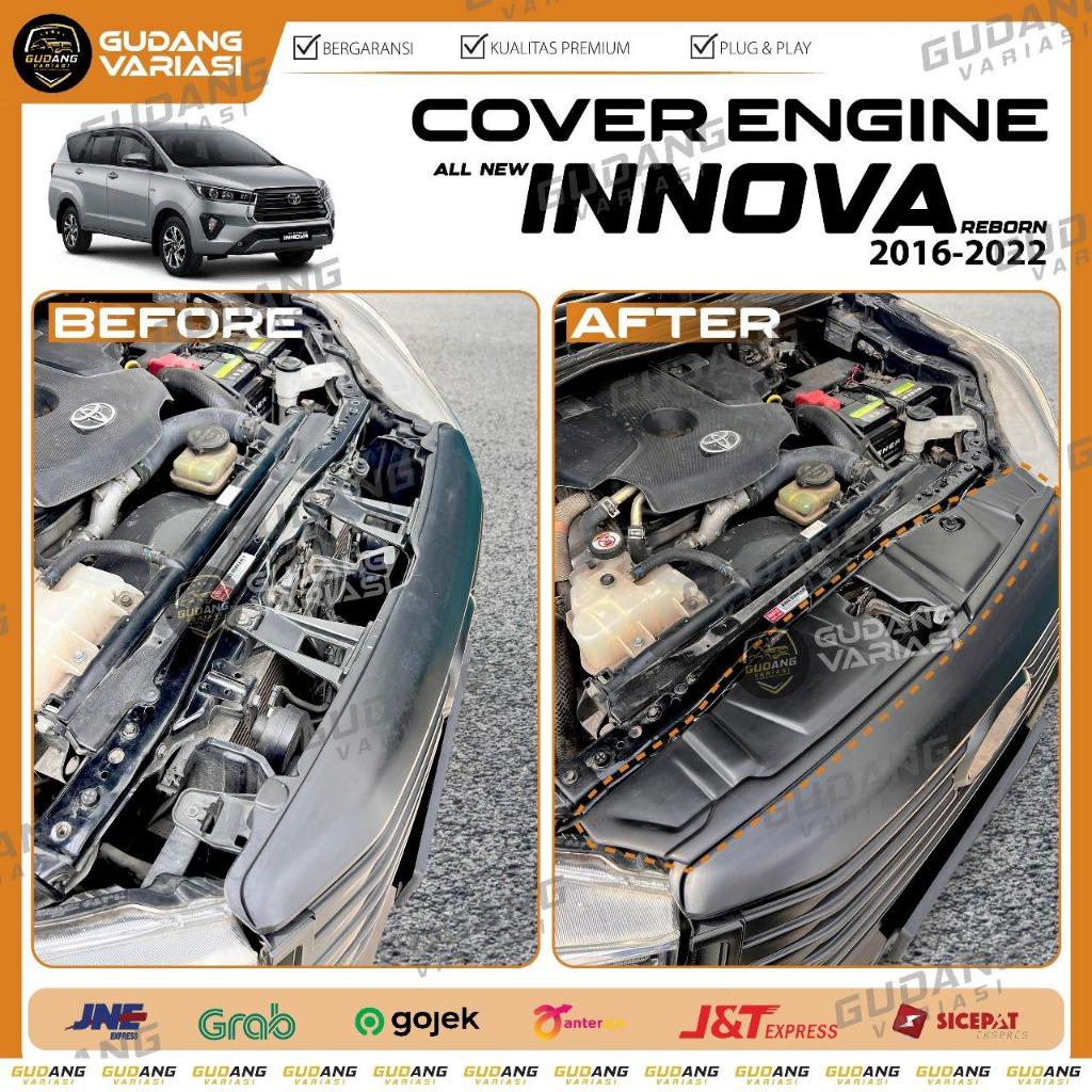 Jual Cover Engine Hood Moulding Innova Reborn 2016 - 2024 Hitam ...
