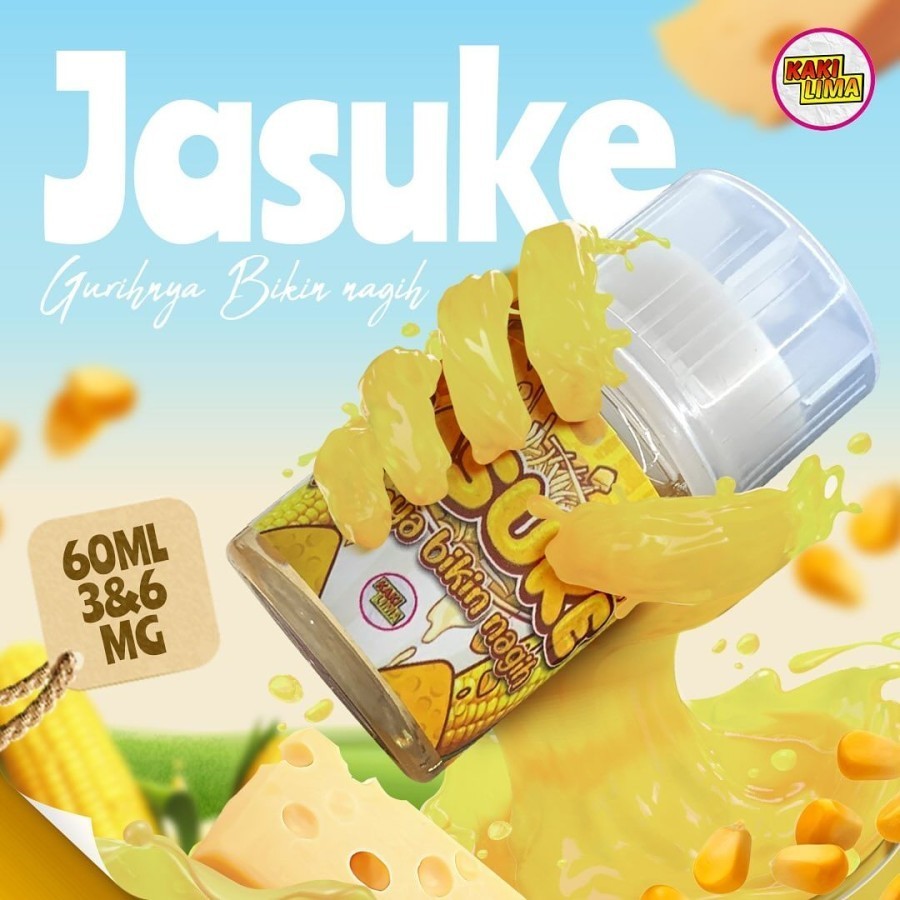 Jual JASUKE JAGUNG SUSU KEJU BY KAKI LIMA X IJC 3MG 6MG 60ML LIQUID ...