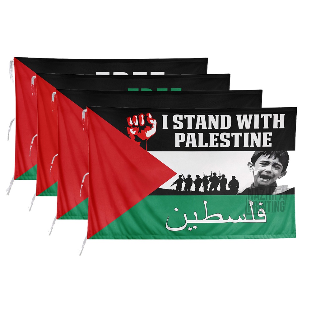 Jual Nazhifa Printing - Bendera Palestina / Palestine Flag, Bendera ...