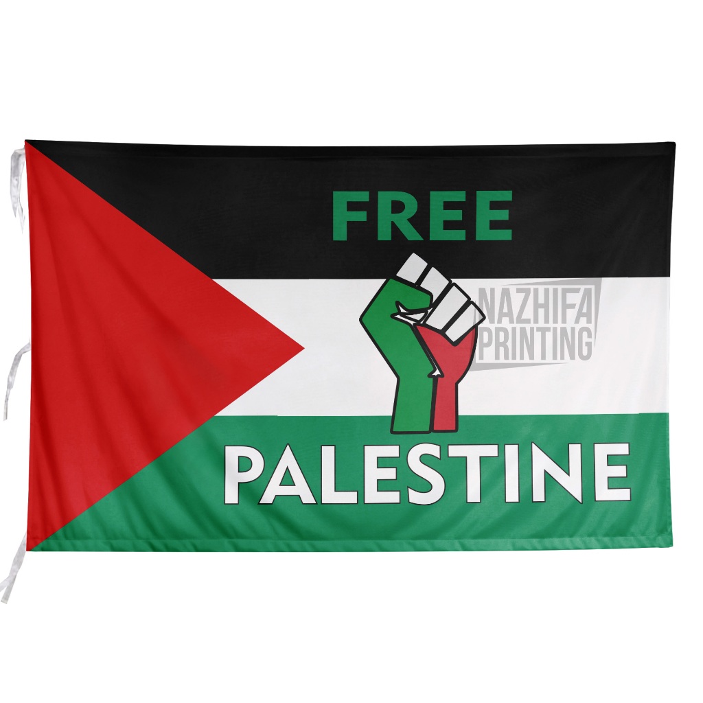Jual Nazhifa Printing - Bendera Palestina / Free Palestine Flag ...