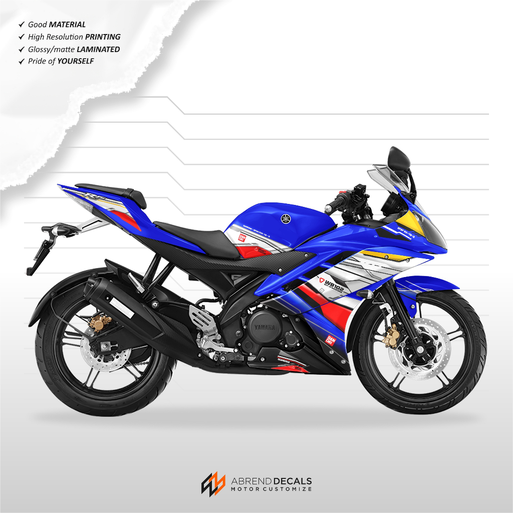 Jual STRIPING R15 V2 GRAFIS GUNDAM STIKER MOTOR YAMAHA R15 V2 DESIGN ...