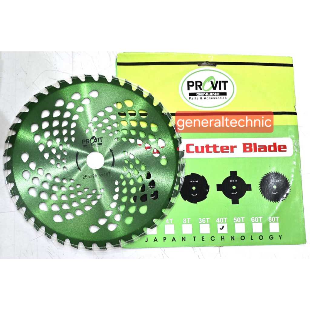 Jual Pisau Potong Padi 10" 40T Provit Circle Blade 328 Pisau Potong ...