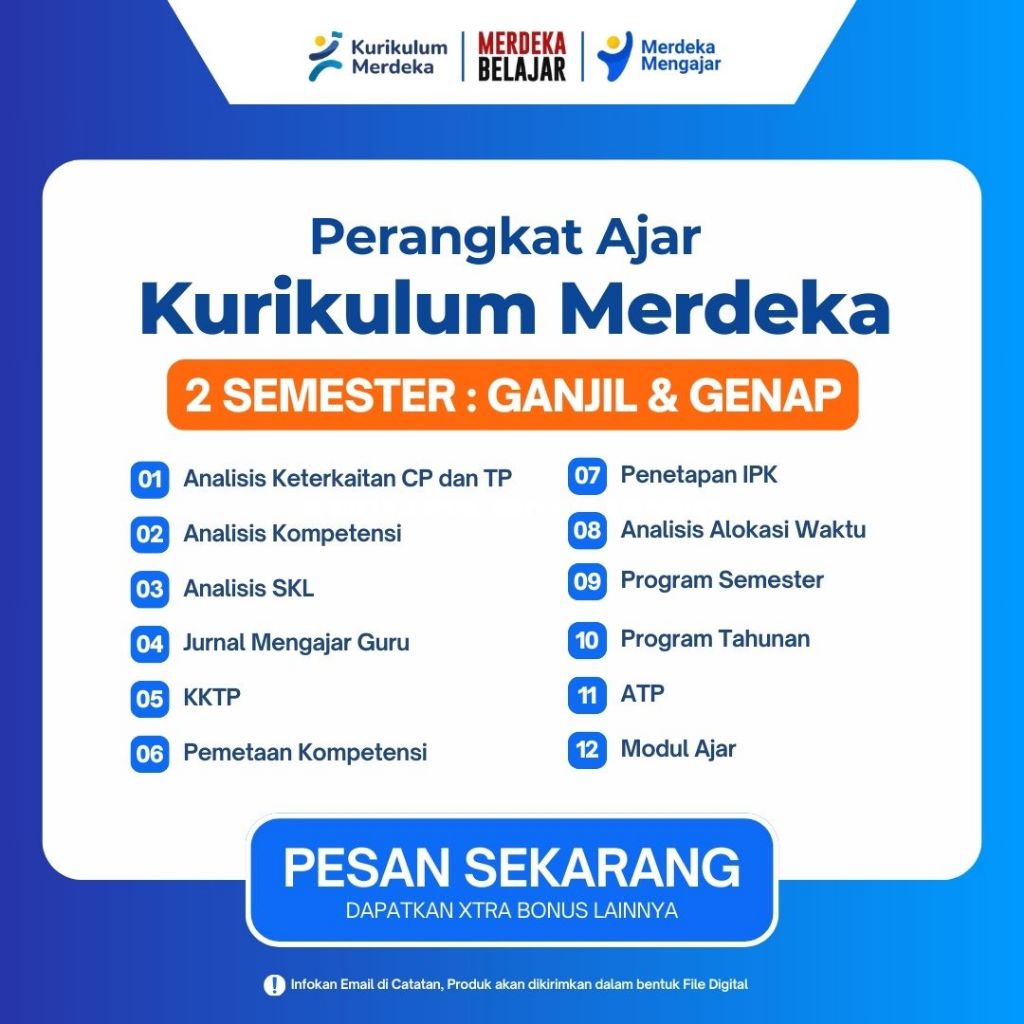 Jual Kurikulum Merdeka Perangkat Ajar Mata Pelajaran IPA Kelas 7 8 9 ...
