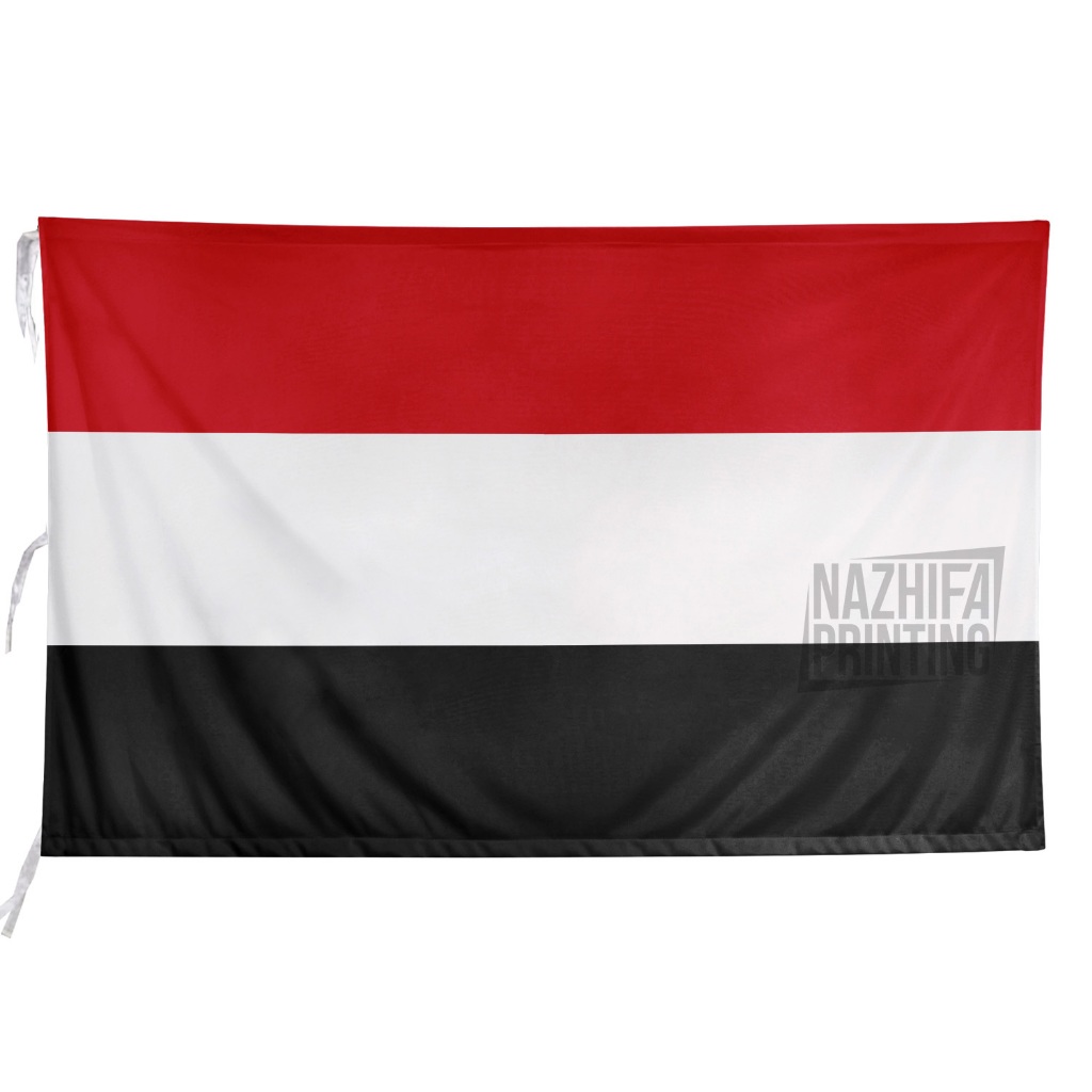 Jual Nazhifa Printing - Bendera Yaman / Yemen Flag, Bendera Negara ...