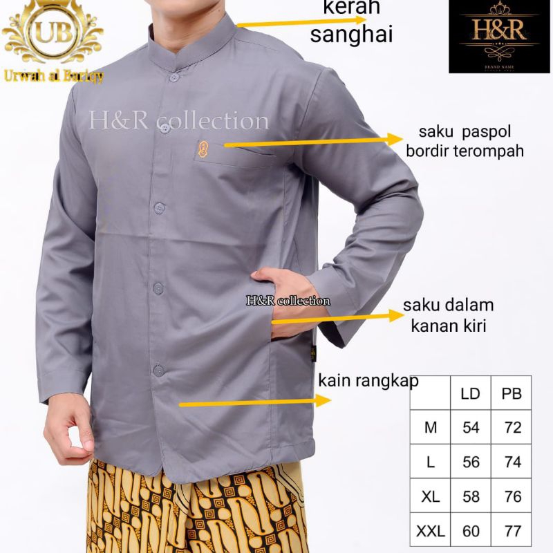 Jual BAJU KOKO SEMI JAS JASKO EXCLUSIVE URWAH ALBARIQ BAJU MUSLIM PRIA ...