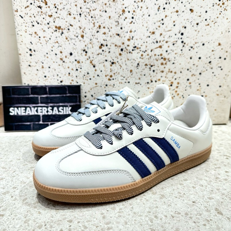 Jual Sepatu Samba Dark Blue | Shopee Indonesia