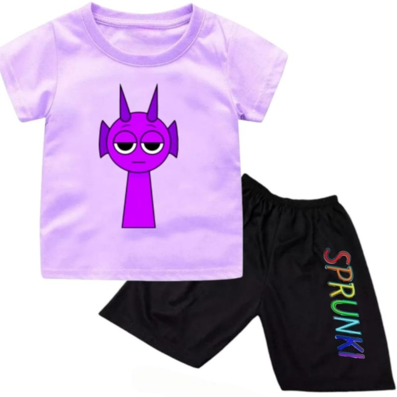 Jual setelan kaos cewek cowok trbaru SPRUNGKI INCREDIBOX karakter ...