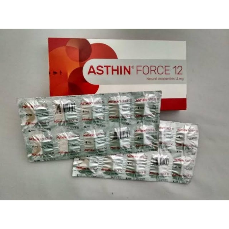 Jual ASTHIN FORCE 12 MG KAPSUL Sebagai antioksidan dan meningkatkan ...
