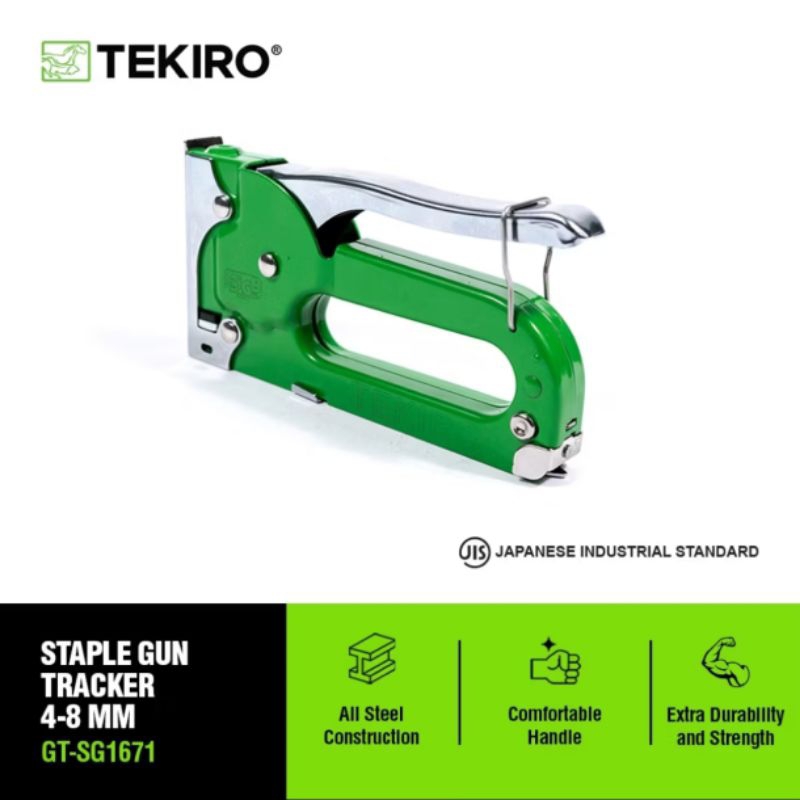 Jual TEKIRO (GT-SG1671) staple gun tacker HIJAU STANDART (4-8MM ...