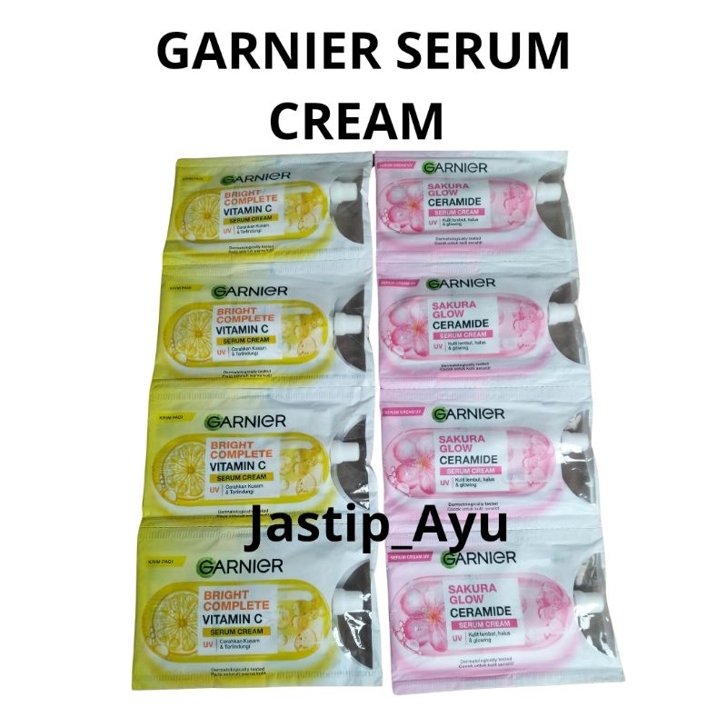Jual GARNIER SERUM CREAM sachet 7ml | Shopee Indonesia