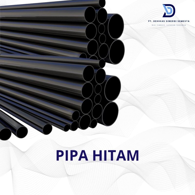 Jual Pipa Hitam 8" Medium A pipa besi hitam pipa gas panjang 6 meter ...