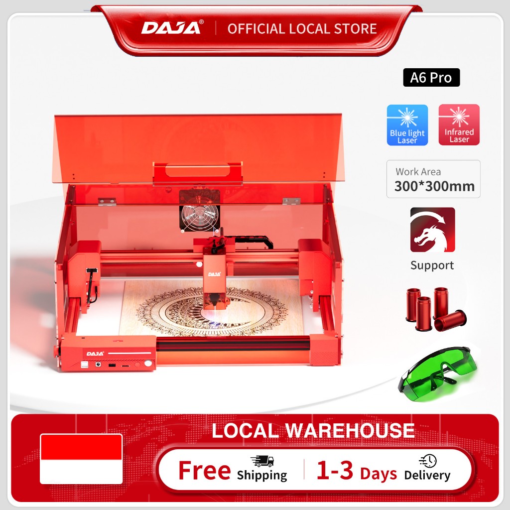 Jual DAJA A6 5W/10W Laser Engraving Machine New Upgraded Laser Marking ...