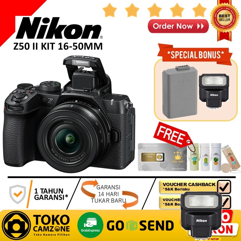 Jual Nikon Z50 II Kit 16-50mm F3.5-6.3 Mirrorless Camera Z50 Mark II Kamera Z50II - Garansi ...