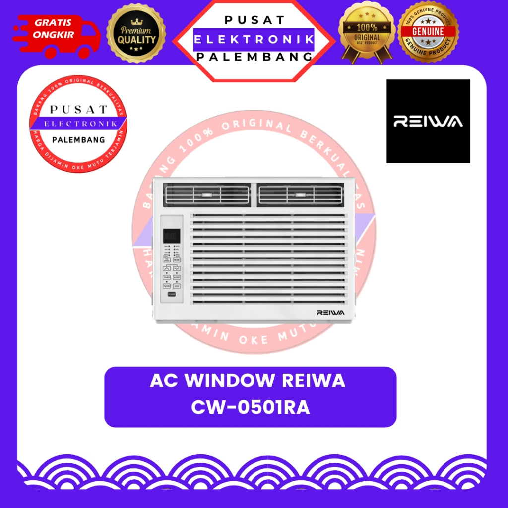 Jual WINDOW AC REIWA CW0501RA 1/2 PK WINDOW AIR CONDITIONER PALEMBANG ...