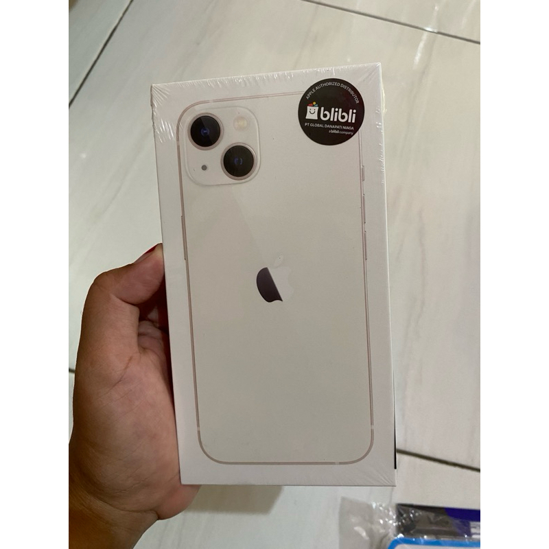 Jual iphone 13 warna starlight putih 128 segel resmi | Shopee Indonesia