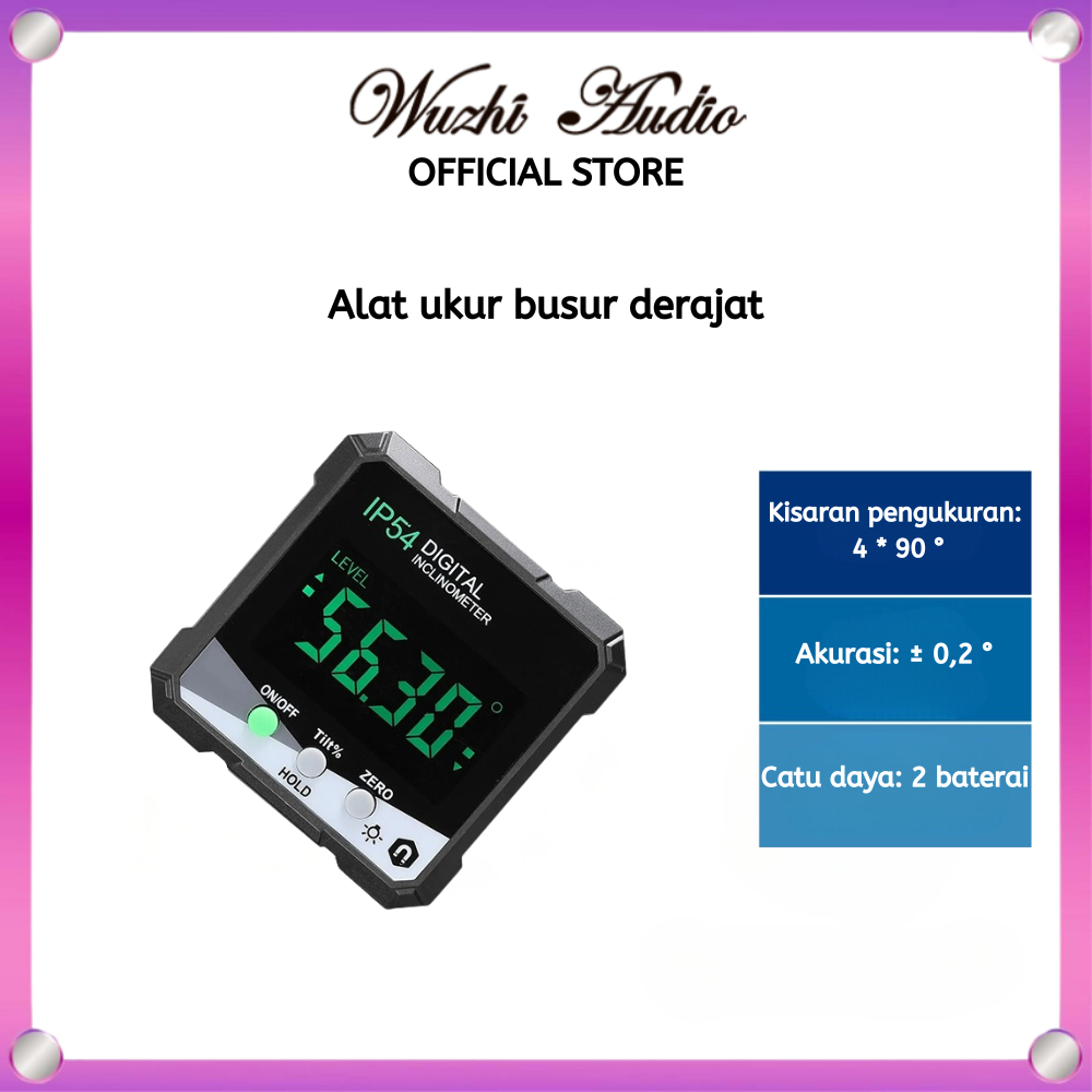 Jual Wuzhi Audio | Digital Display Inklination Box Pengukuran Presisi ...