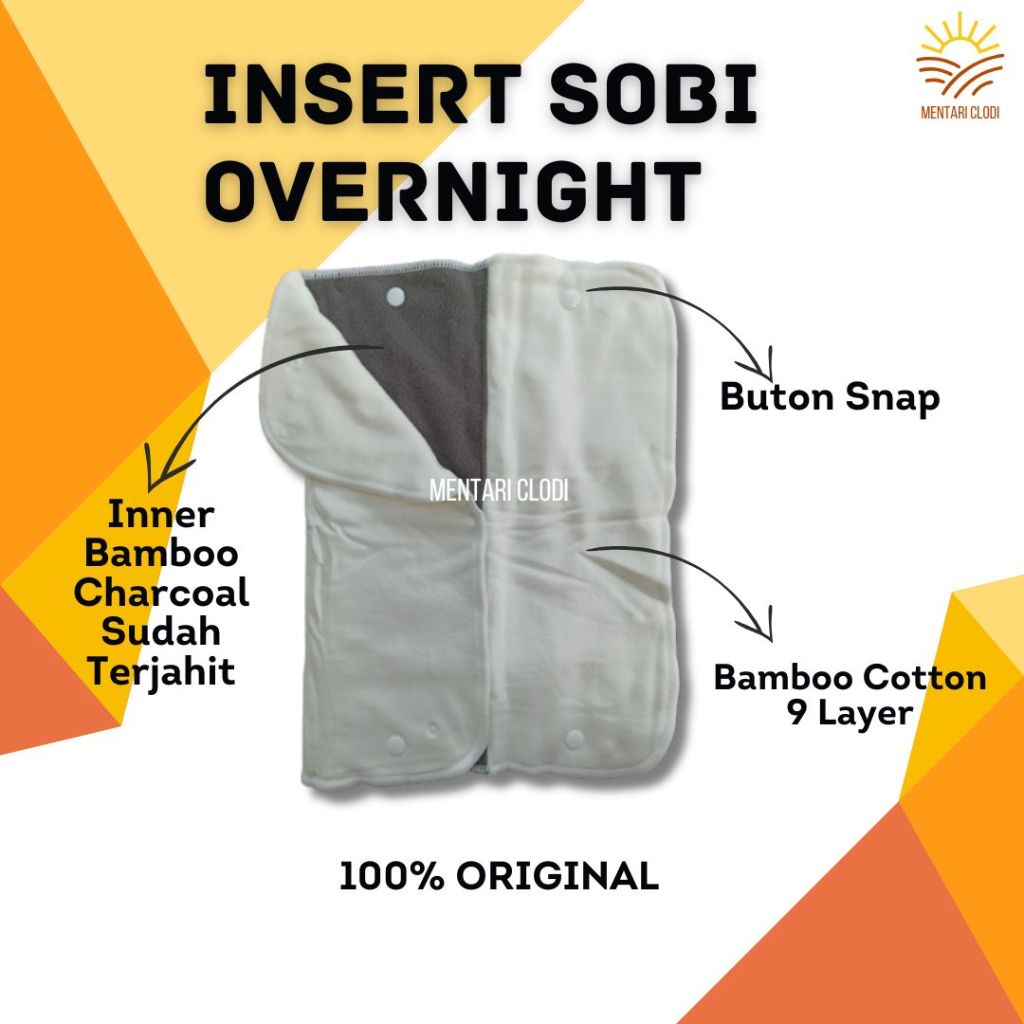 Jual ORIGINAL Insert CLodi Sobi Overnight/ Insert Overnight Only ...