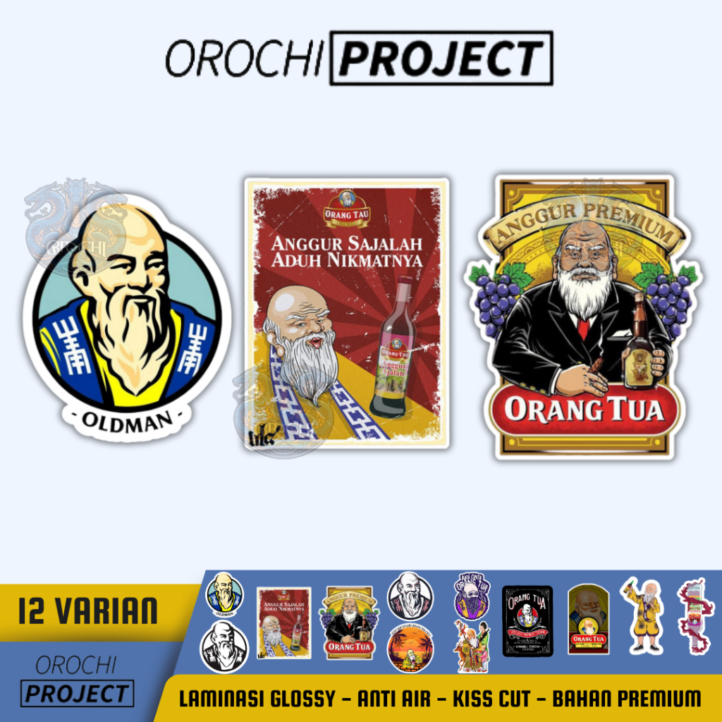Jual Sticker Stiker Brand Logo Minuman Teladan Orang Tua OT Vinyl ...