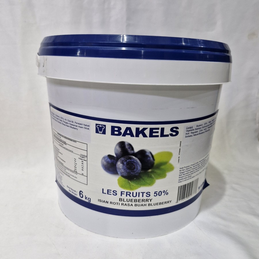 Jual Bakels Les Fruit 50% Blueberry / Blueberry Filling dengan buah ...