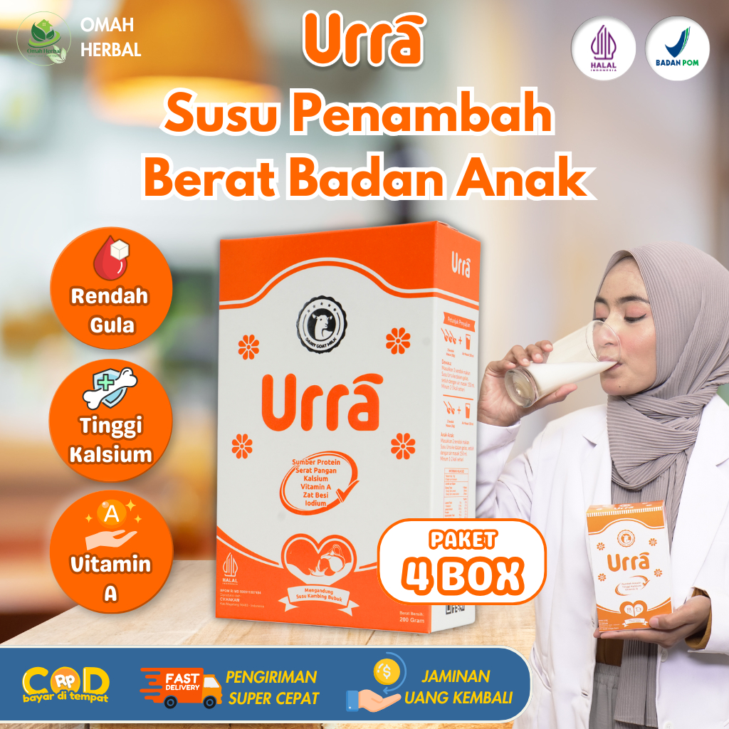 Jual Susu Urra Original 4 Box - Penambah Napsu Makan dan Berat Badan ...