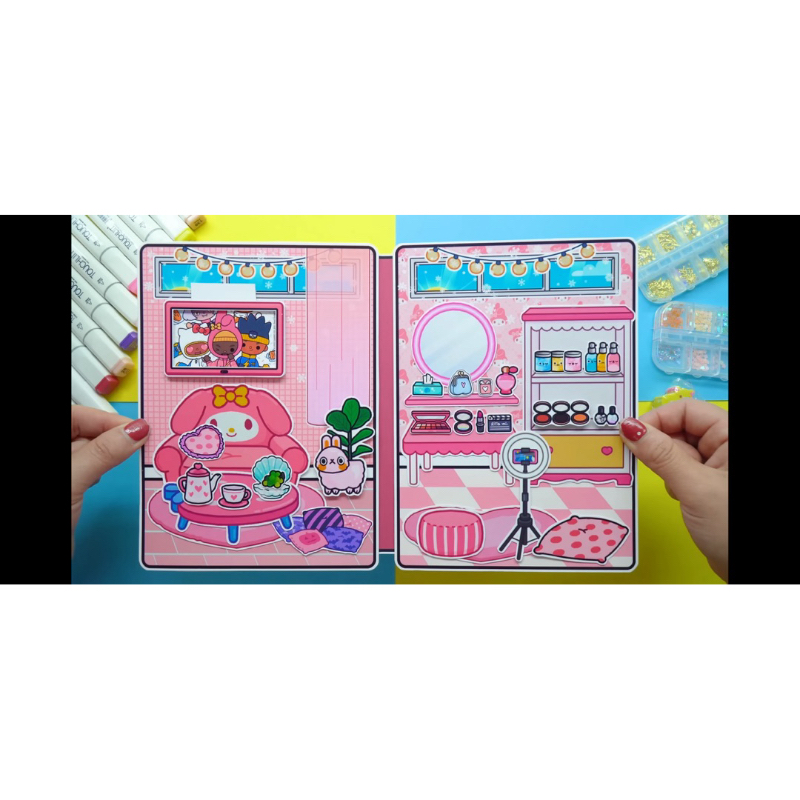 Jual Toca Boca Mainan Paper Doll Seri Melody (Belum Disusun Masih ...