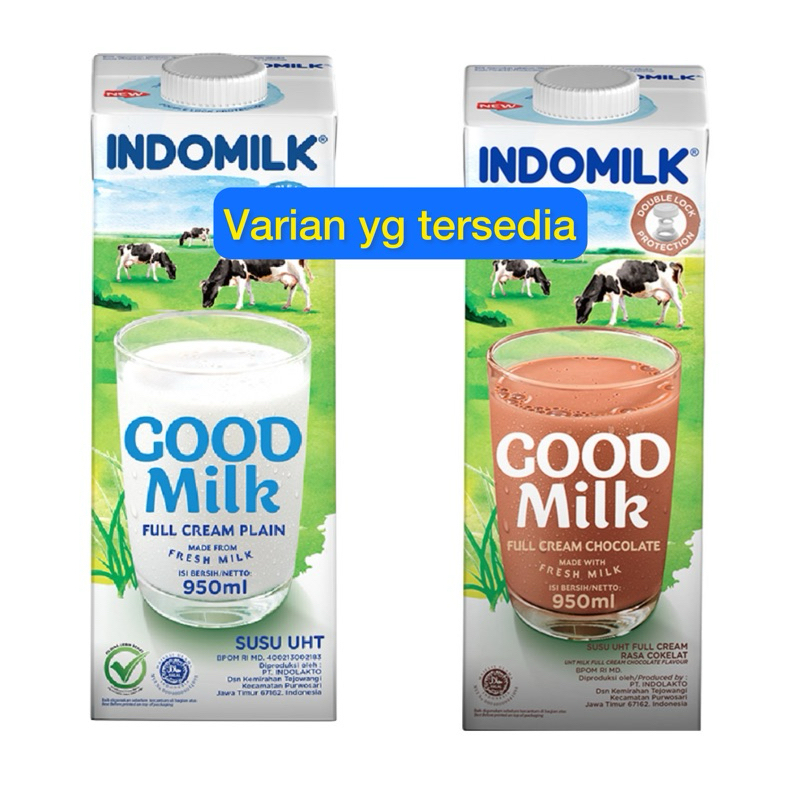 Jual INDOMILK Susu UHT 950 ml | Shopee Indonesia