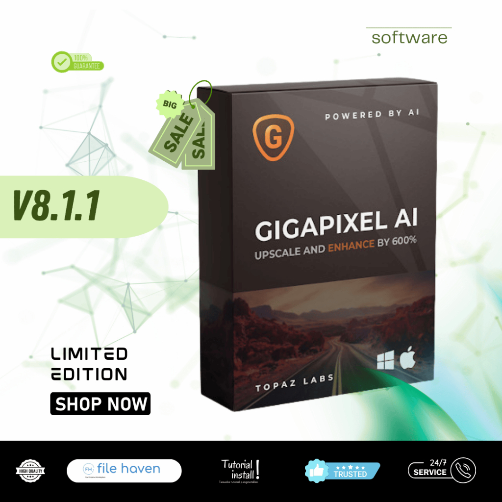 Jual Topaz Gigapixel AI Pro versi terbaru V8.1.2 ( Update ) Full Version 64 Bit Win & Mac ...