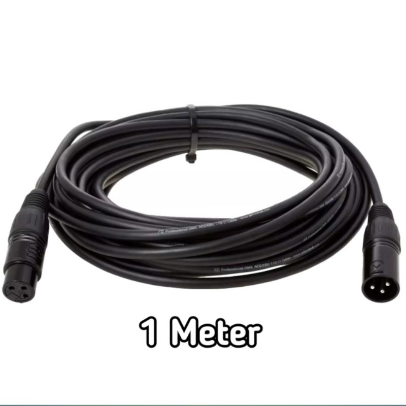 Jual Kabel conecting lighting Parled / beam/mic/XLRfamele 3pin to male ...